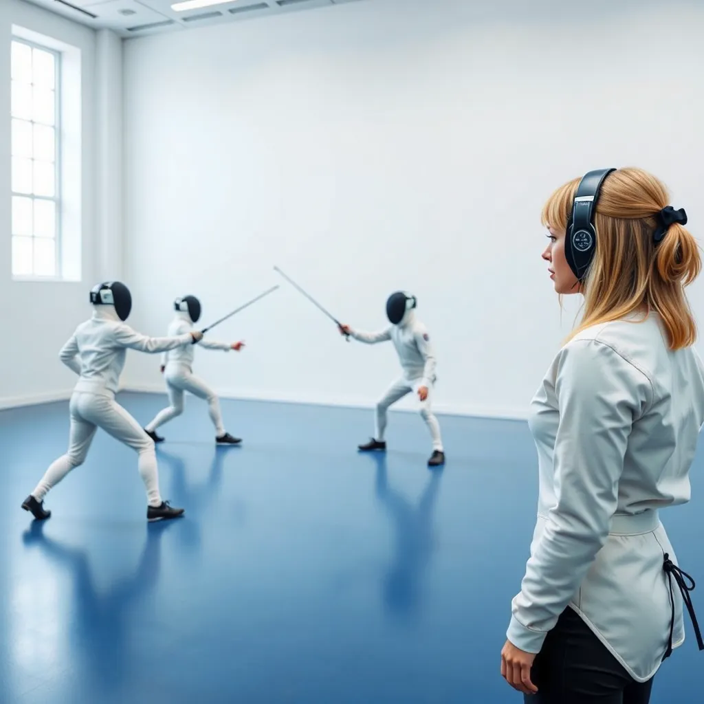 Fencing Scene Image Generation