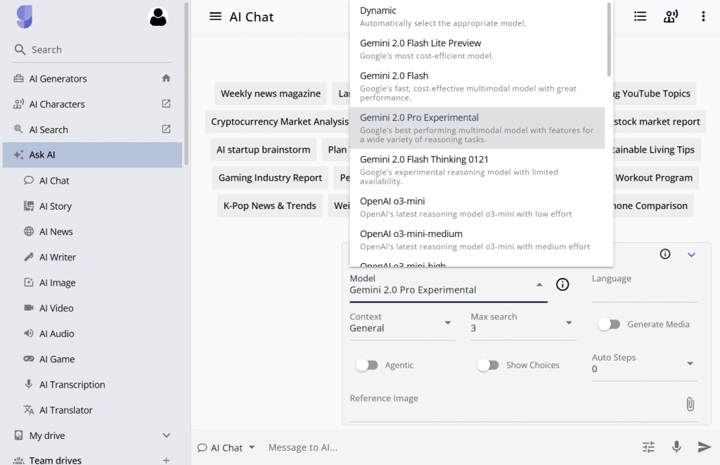 Google Gemini 2.0 for free: No login, No sign-up